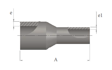 Adaptador Concêntrico DIN 11866 Linha B x BPE – Tubofarma
